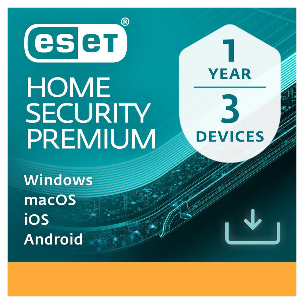 ESET Home Security Premium, 3 Devices, 1 Year | Extreme Hardware