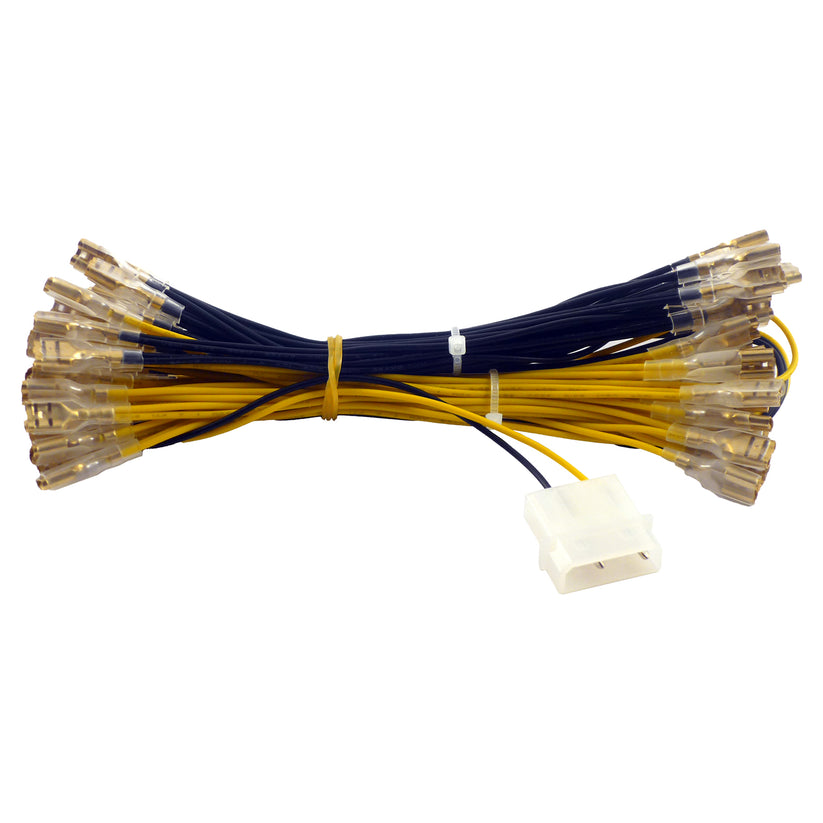 Insulated 12V 6.3mm LED Daisy Chain Harness with Molex for Illuminated ...